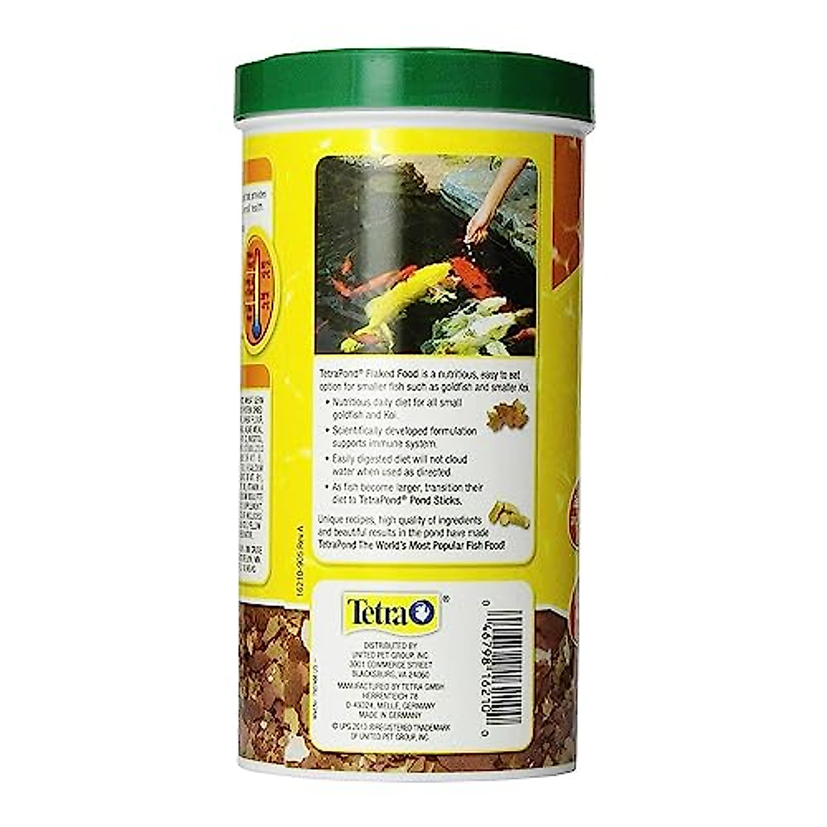 Flaked Fish Food for Small Goldfish and Koi with Premium Nutrition (2 Pack) (6.35-Ounce, 1-Liter) (2 Items)