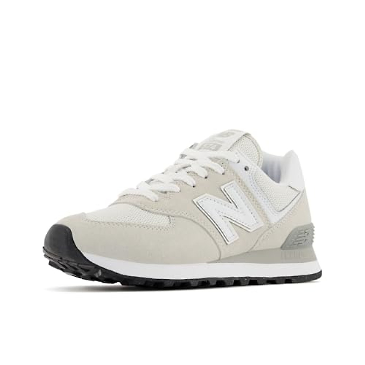 New Balance Women's 574 Core Sneaker, Nimbus Cloud/White, 8.5