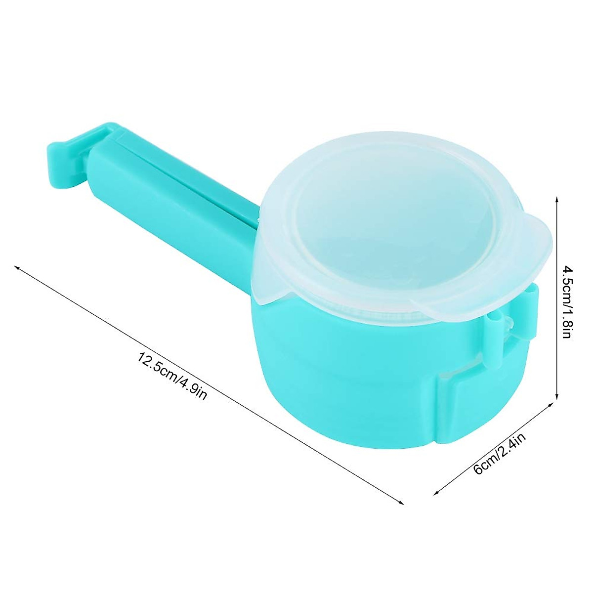 Food Sealing Clip, Chip Bag Clip, PP Household Portable Food Storage Bag Clip Travel Snack Sealing Clip Kitchen Tools Accessory(Blue)