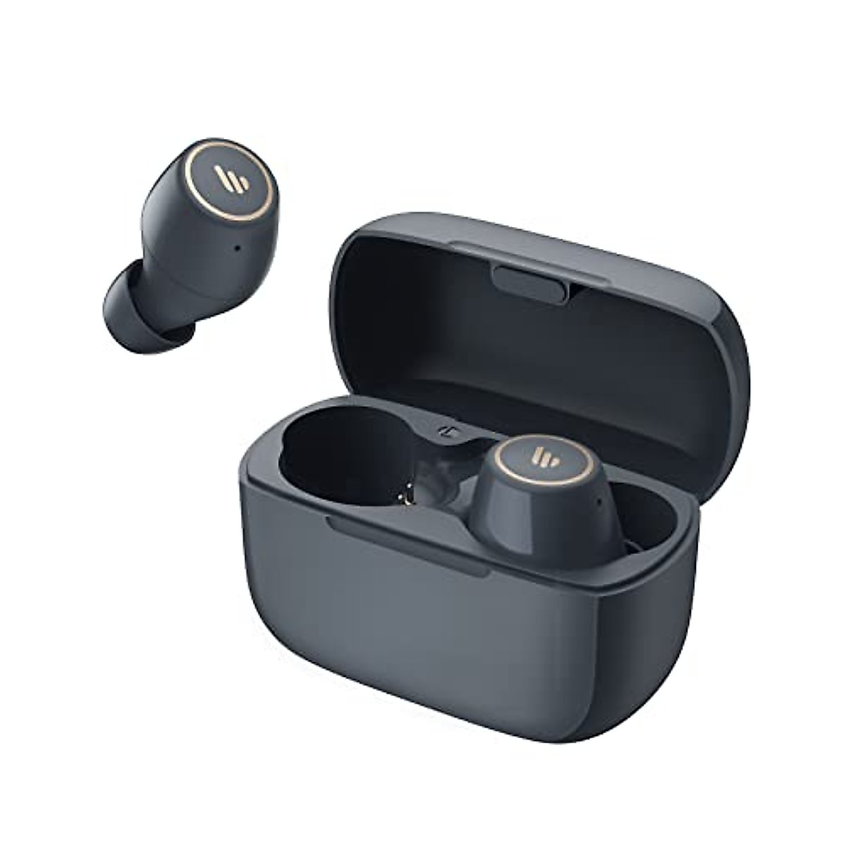 Edifier TWS1 PRO True Wireless Earbuds - Bluetooth V5.2 - Qualcomm® AptX-Adaptive - 42H Playtime - CVC™ 8.0 Call Noise Cancelling - IP65 Waterproof - Touch Control - Built-in Dual Microphones - Grey