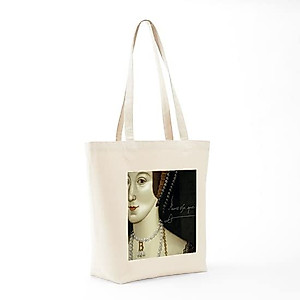 CafePress Anne Boleyn Tote Bag Natural Canvas Tote Bag, Reusable Shopping Bag