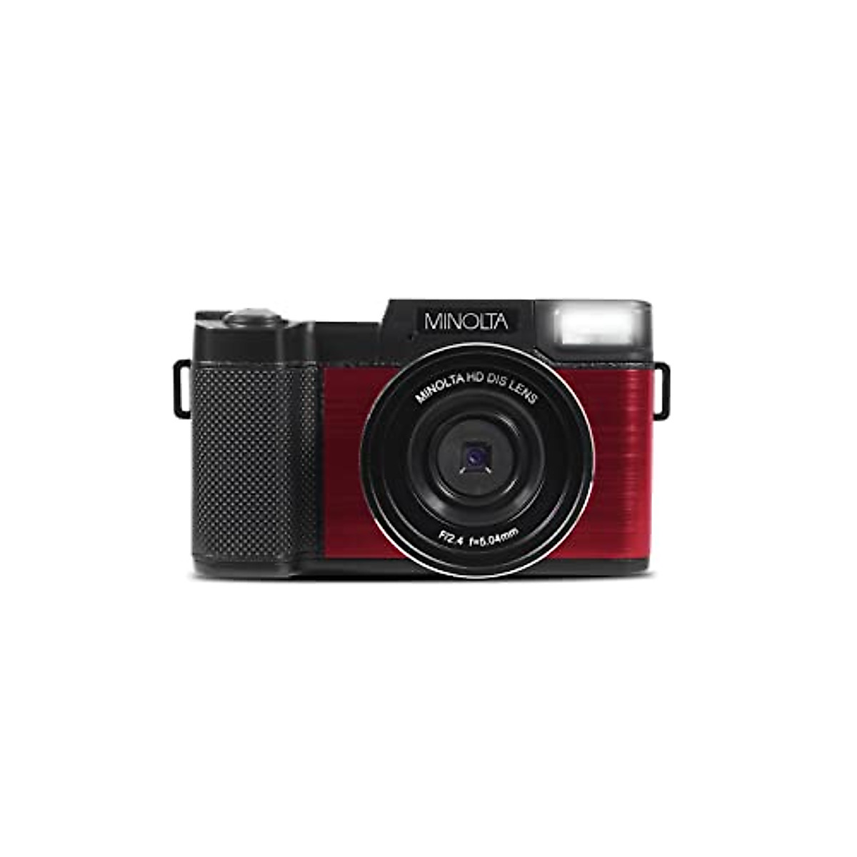 Minolta MND30 30 MP / 2.7K Ultra HD Digital Camera (Red)