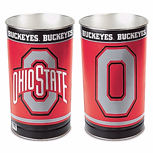 NCAA Ohio State Buckeyes Tapered Wastebasket