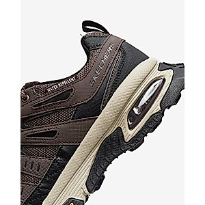 Skechers Men's Skech Air Envoy Oxford, Brown/Black, 12