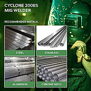 Everlast Cyclone 200ES MIG Welder 180a 110/220v