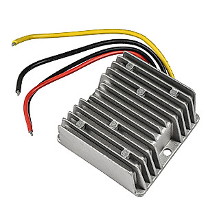 HQRP DC-DC Step Down Converter 24V to 12V 20A 240W Power Supply Adapter Compatible with Golf Cart Club Car, LED Strip Light, Motor, Dashcam, Car Truck, Vehicle, Camera Waterproof Voltage Regulator
