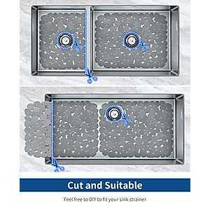 Bligli Plastic sink mat and sink saddle mat Sink protector mats for kitchens sinks