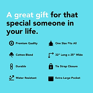 Nomsum Apron Set, Kitchen Couples Gift Set for Engagements, Weddings, Anniversaries and More, 2-piece, One-size