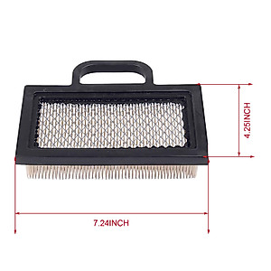 RYTIME 499486s GY20575 GY21056 Air Filter with AM125424 Oil Filter Fit John Deere L120 L111 LA130 D140 D130 LA120 LA140 L118 LA150 LA135 LA145 Z425 for 18HP-26 HP Intek V-Twin Engine