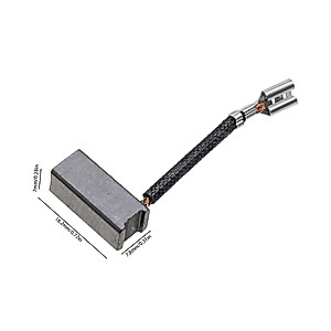 SING F LTD 1617014142 Carbon Brushes 15% Copper Powder Compatible with Bosch Rotary Hammer Drill Power Tools 18.2x7.8x7mm Pack of 4
