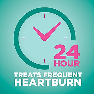 Amazon Basic Care Lansoprazole Delayed Release Capsules, 15 mg, Proton Pump Inhibitor, Treats Frequent Heartburn, 24 Hour Heartburn Medicine, 42 Count