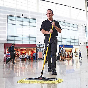 Rubbermaid Commercial Products Maximizer-Dust Mop Pad and EZ Access Scraper, 24in