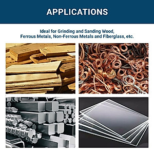 Benchmark Abrasives 4 1/2 Inch Sanding Discs Aluminum Oxide Resin Fiber Grinding Disc for Grinding, Stripping on Wood, Fiberglass, Metal, 7/8" Arbor Angle Grinder Sanding Disc, 25 Pack - 80 Grit