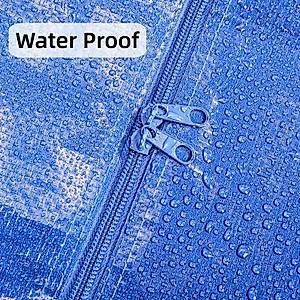 Eorbow 8 Pack Moving Bag, 91L Heavy Duty Extra Large Storage Tote, Foldable Packing Bags with Zipper and Carrying Handles, College Dorm Essentials Tool Bag for Space Saving, Traveling, Camping