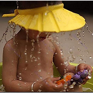 3Pack Baby Shower Cap Bath Visor for Toddlers Shampoo Cap Shower Protection Hat - Adjustable Soft Hair Washing Guard, Bath Shield Visor Hat,Eyes and Ears Head Protection for Baby, Kids, Children