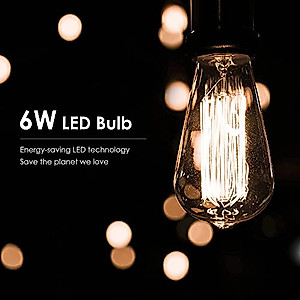 Floor Lamp, Standing Lamp with Glass Lampshade, 6W LED Bulb Included, Modern Floor Lamp with Foot Switch, Industrial Floor Lamp, Bright LED Floor Lamp for Living Room and Bedroom, Office, Simple Style