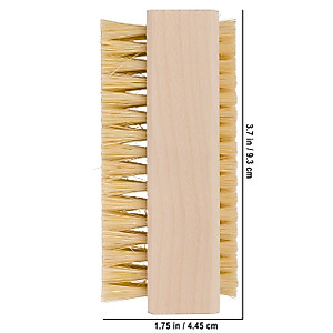 Redecker Tampico Fiber Nail Brush with Untreated Maple Wood Handle, 3-3/4-Inches