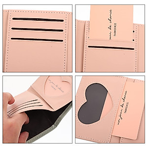 TENDYCOCO Women Fashionable Print Wallet Bifold Purse ID Window Credit Card Holder Portable Storage Wallet