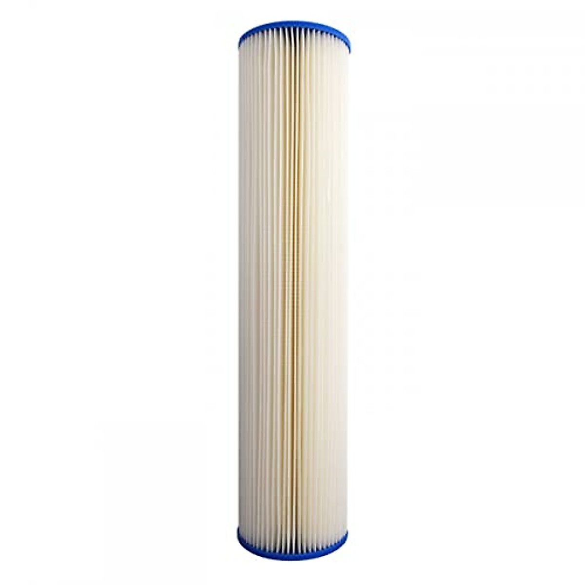 Tier1 5 Micron 20 Inch x 4.5 Inch | 12-Pack Pleated Polyester Whole House Sediment Water Filter Replacement Cartridge | Compatible with Pentek ECP5-20BB, 255494-43, 4PAY5, Home Water Filter