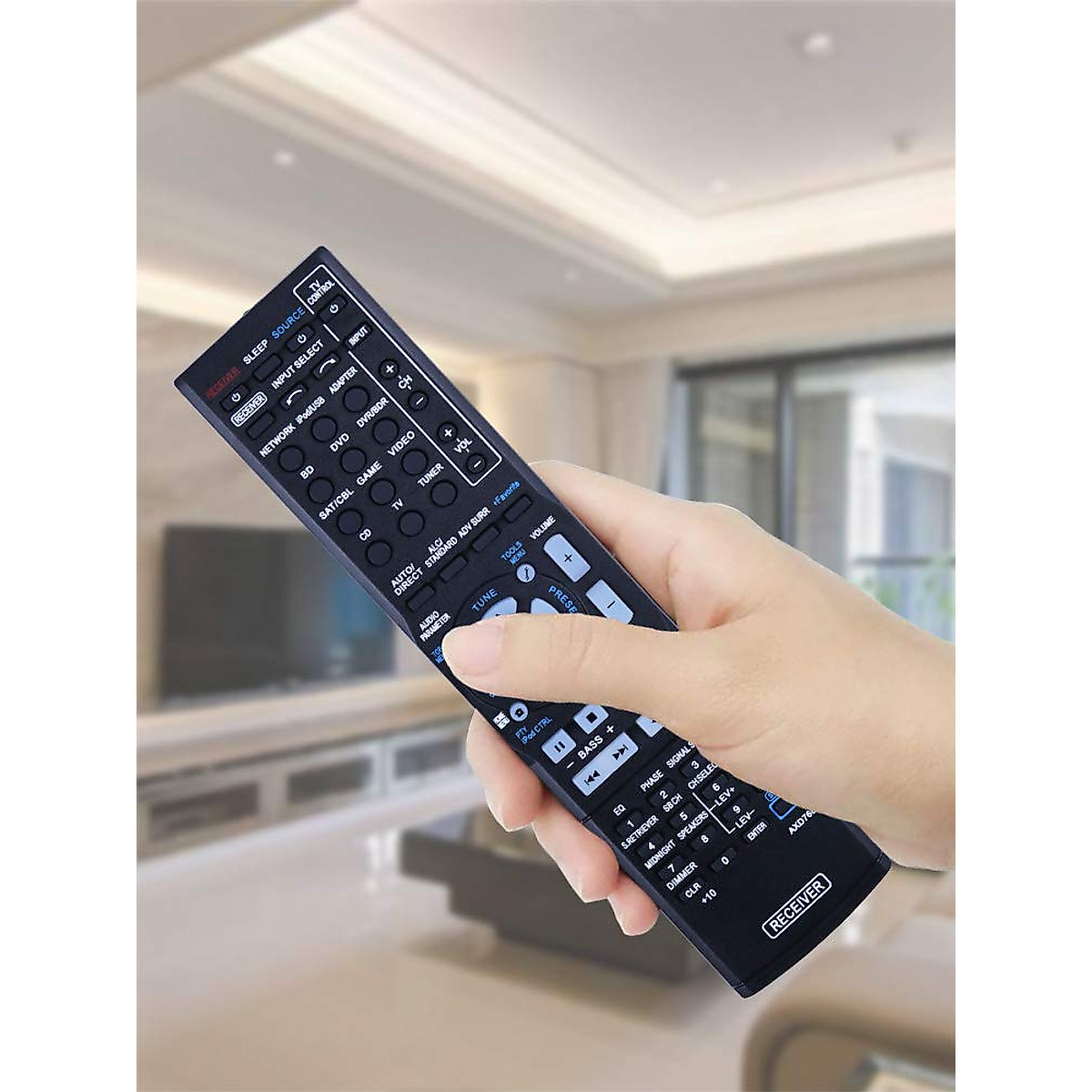 New AXD7661 Replace Remote fit for Pioneer VSX-822-K VSX-1022-K Receiver AV A/V Audio/Video Receiver