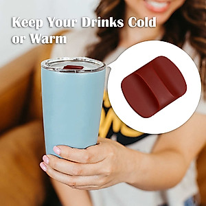 YKOAJG Magnetic Slide Replacement - For Yeti - Lid 10 oz, 16 oz, 20 oz, 26 oz, 30 oz, 4 Color (Black, Vermilion, Dark Blue, Green)