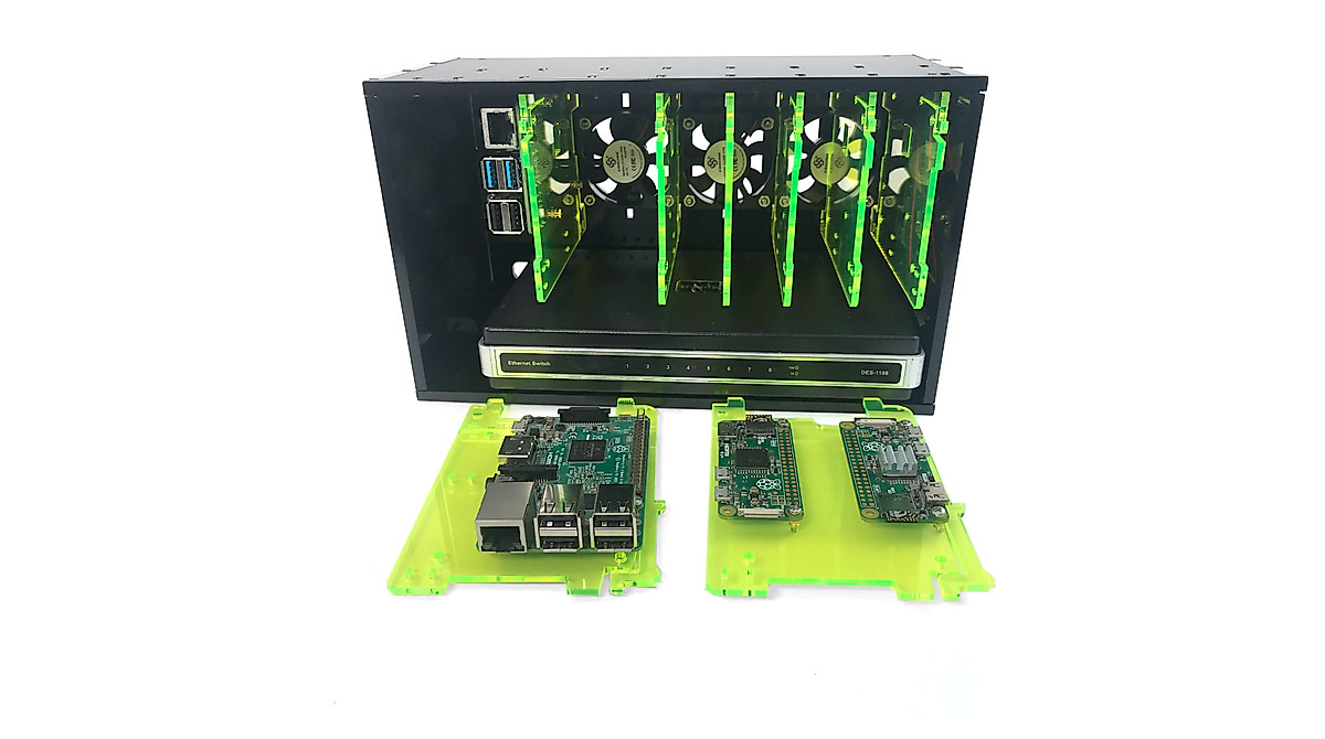 Cluster Case for Raspberry Pi 5/4/3 - Modular Cloudlet Enclosure