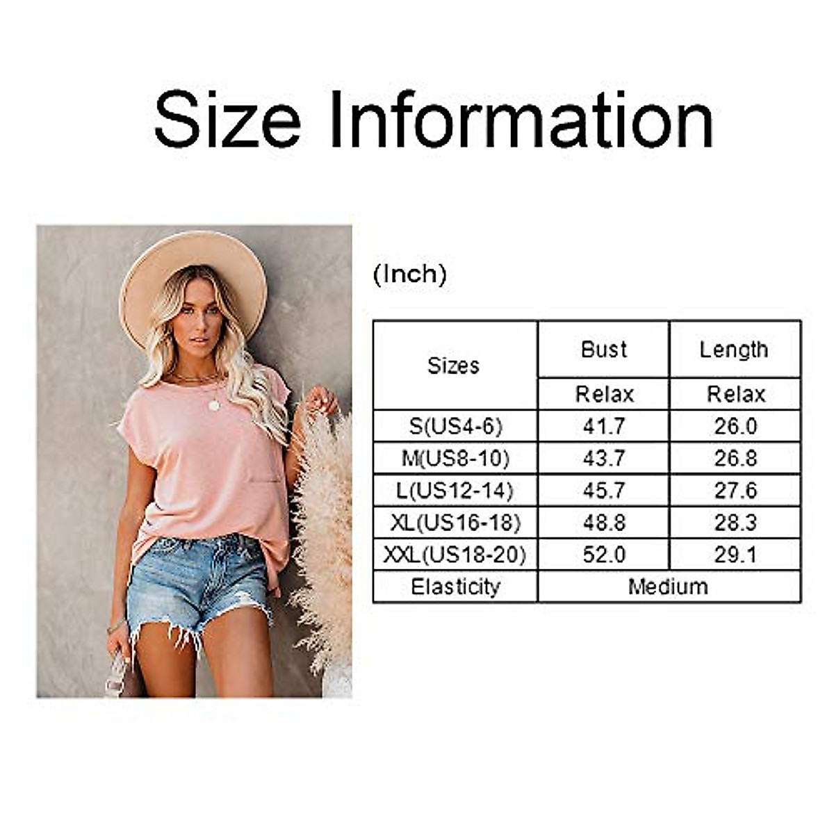 ANCAPELION Women’s Casual Summer Shirt Short Sleeve Cozy Grey Tunic T-Shirt Blouse Top Loose Fit Small