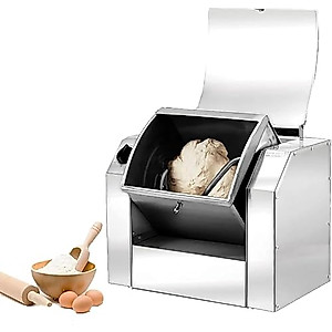 Commercial Dough Mixer,Electric Dough Mixer,Automatic Flour Mixer,Stainless Steel Food Mixer Kitchen Electric Standing Mixer,With 30 Minutes Timer,For Making Pizza Noodles(3kg)