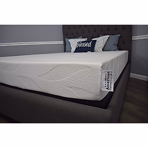 American Mattress Company 8" Graphite Infused Memory Foam-Sleeps Cooler-100% Made in The USA-Medium Firm (48x75)