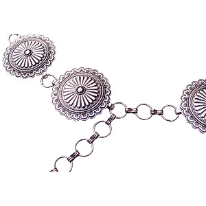 Western Floral Concho Fashion Waist Belt No. 32