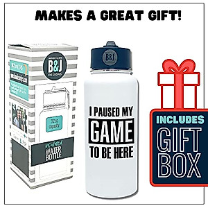 Gamer Gifts - Gifts for Teenage Boys, Girls - Cool Water Bottle with Straw - Funny Gift for Teenager, Tween, Boyfriend, College Guys, Preteens, Tweens, Tech Gamers - Presents for Birthday, Christmas