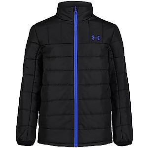Under Armour Boys' Westward 3-in-1 Jacket, Removable Hood & Liner, Windproof & Water Repellant, Royal Colorblock
