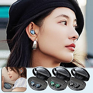 Bluetooth Headset 5.2, Two Ear Call Stereo, Compound Diaphragm, Type-C Charging Port, High Endurance Sports Bluetooth Headset Gift