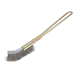 NonToxic Safe Bonsai Brush, Curved Straight Head Steel Soft Bonsai Brush Garden Tool for All Levels Bonsai Enthusiasts2#