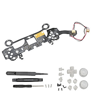 ASHATA RGB LED Light Module for PS5 Console, D Pad Luminated Buttons Kit, Face Buttons LED Kit Decoration Accessories, for PS5 Game Controller
