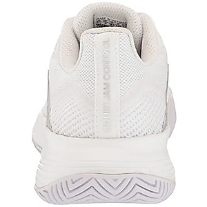 adidas Women's CourtJam Control Sneaker, White/Silver Metallic/White, 8.5