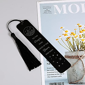 Bookmark Gift for Women Men Friendship Gifts for Women Bookmark for Fans Book Lovers Reader Birthday Christmas Inspirational Gift 1 PCS Double-Sided