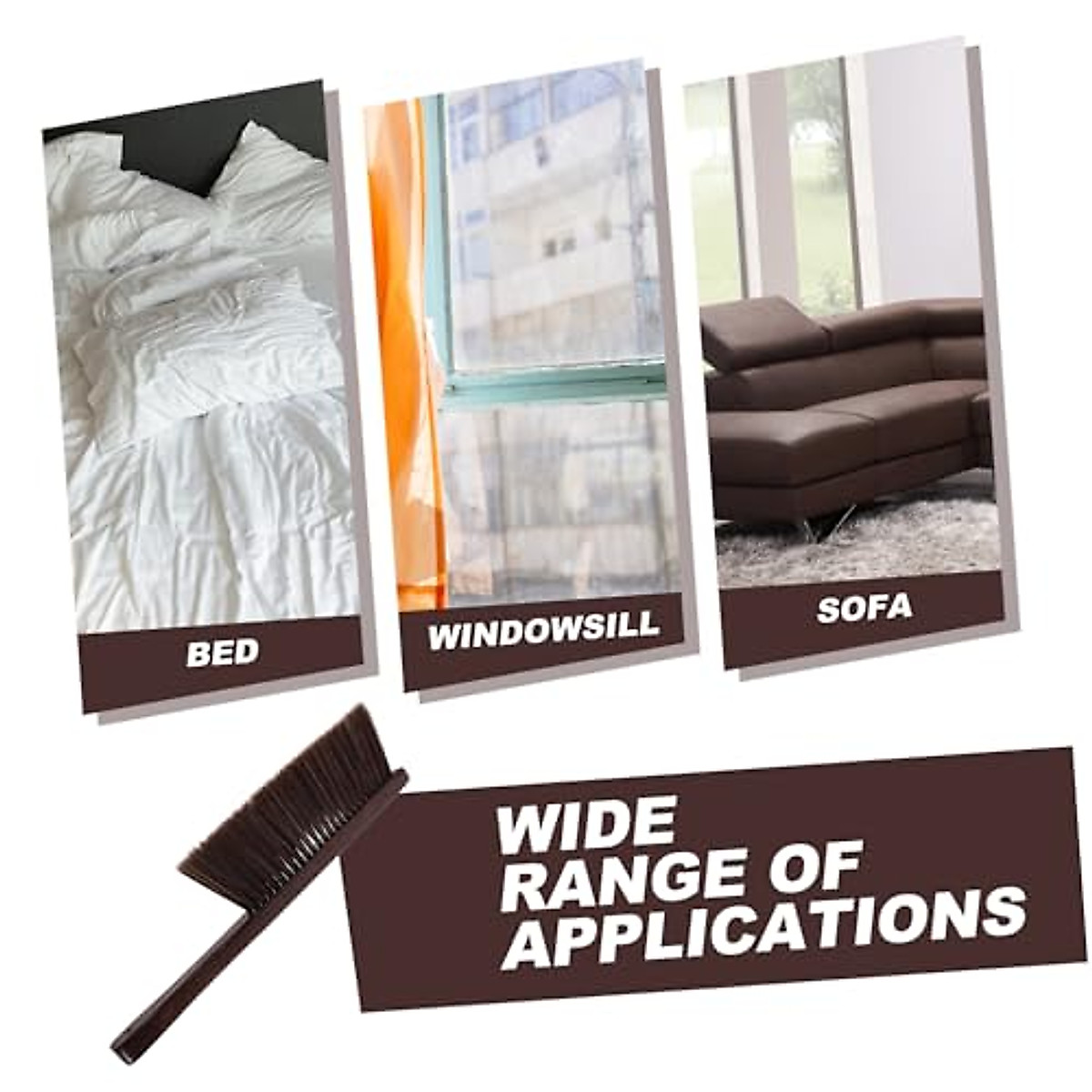 Anneome Bed Brush Brushes Broom Upholstery Brush Hand Brush Clothes Brush Car Brush Sand Brush for Beach Brush for Cleaning Bed Cleaning Brush Dusting Brush Wood Brush Bench Brush ，pet