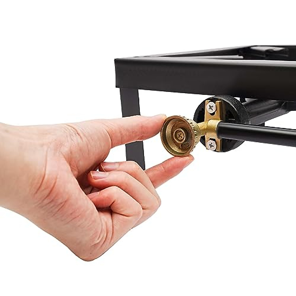 WenDissy Portable Double Burner Outdoor Gas Stove Propane Cooker with Adjustable 0-20 PSI Regulator Hose for Outdoor Cooking Picnics Camping BBQ Hiking