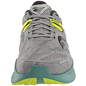 Saucony Men's Guide 16 Sneaker, Fossil/Moss, 12