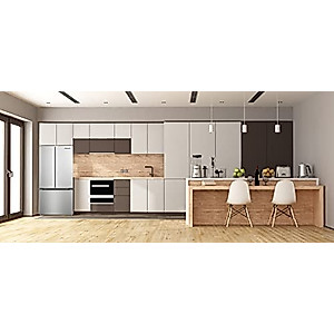 Hamilton Beach HBF1662 French Door Full Size Counter Depth Refrigerator with Freezer Drawer, 16.6 cu ft, Stainless