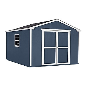 Handy Home Products Charleston Value Gable 10x16 Do-It-Yourself Wooden Storage Shed with Floor