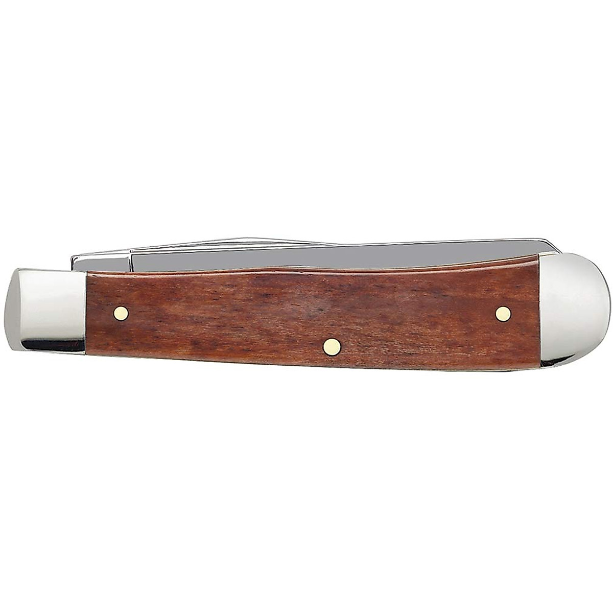 Case WR XX Pocket Knife Chestnut Smooth Bone Trapper Item #28707 - (6254 SS) - Length Closed: 4 1/8 Inches