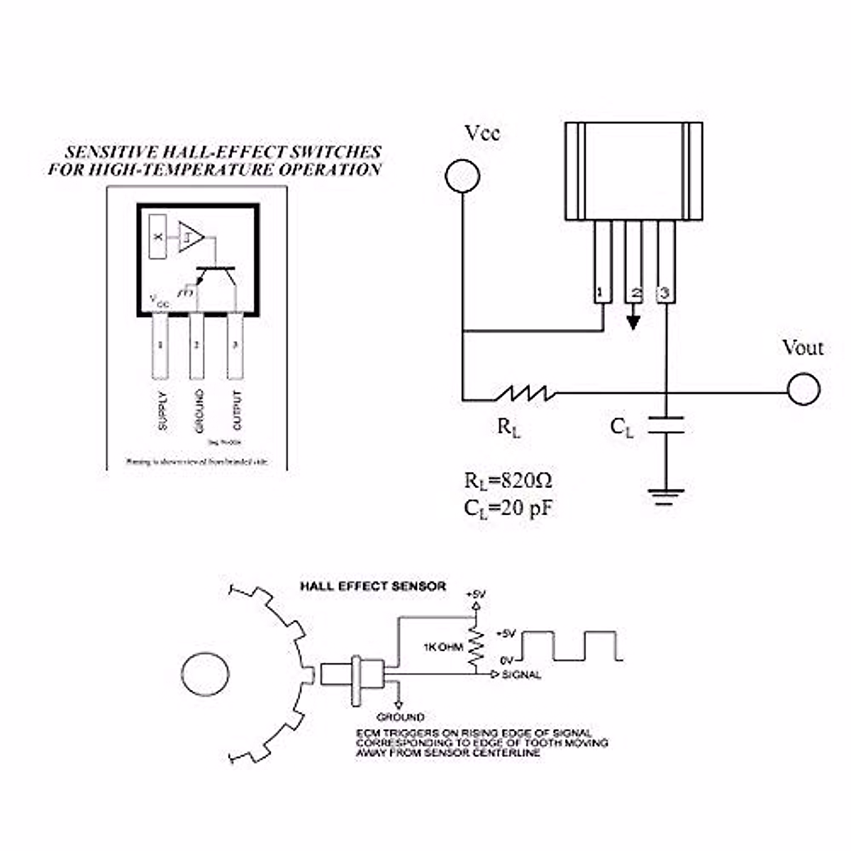 Bridgold 10pcs A3144 3144 Hall Effect Sensor Magnetic Detector,3-Pin