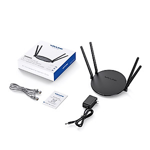 WAVLINK WiFi Router AC1200, Dual Band 5GHz+2.4GHz Wireless Router with Gigabit WAN/LAN, Long Range Coverage for Home and Office, Supports Router/Access Point/Repeater Mode