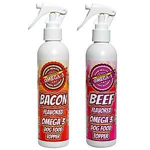 Flavored Sprays Bacon and Beef Flavored Omega 3 Sprays,All Natural,no Artificial Ingredients,Made in The USA