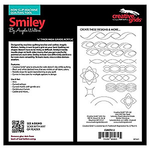 Creative Grids Machine Quilting Tool Smiley - CGRQTA12