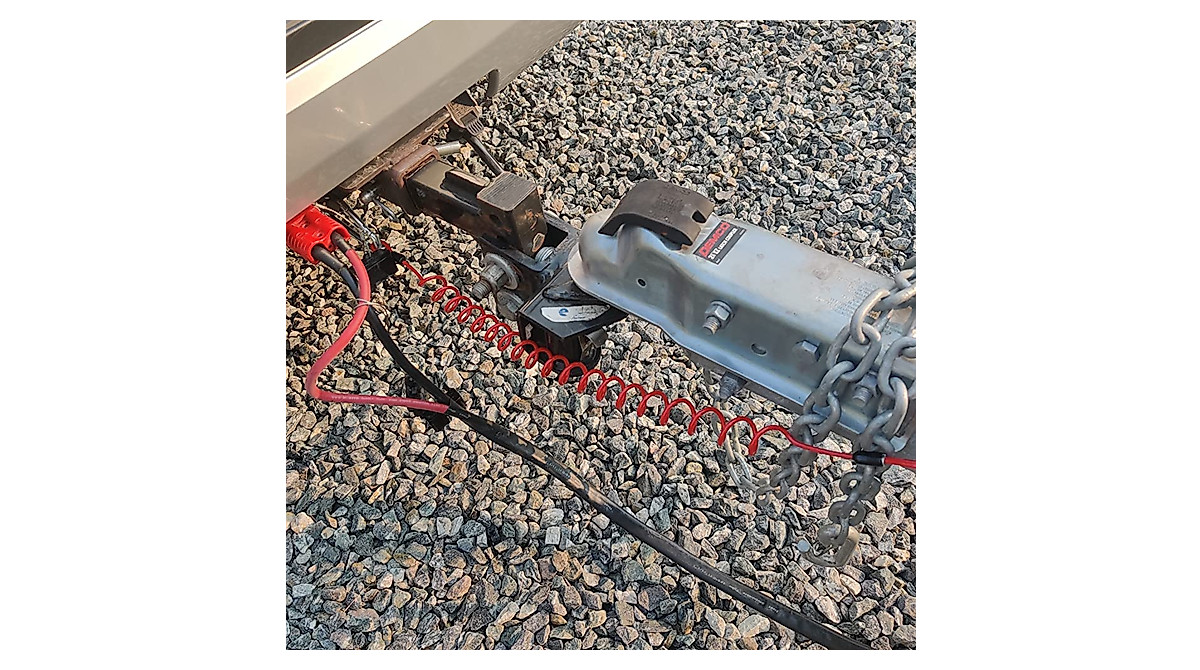 Malloryx 6' Breakaway Trailer Cable for Safe Towing | Durable and Coiled