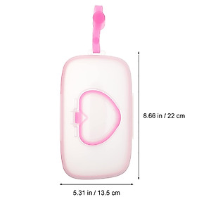 Operitacx Home Decor On The Go Wipes Dispenser Portable Outdoor Baby Wipes Case Box Travel Wipe Holder for Car Bathroom Living Room Travel Essentials