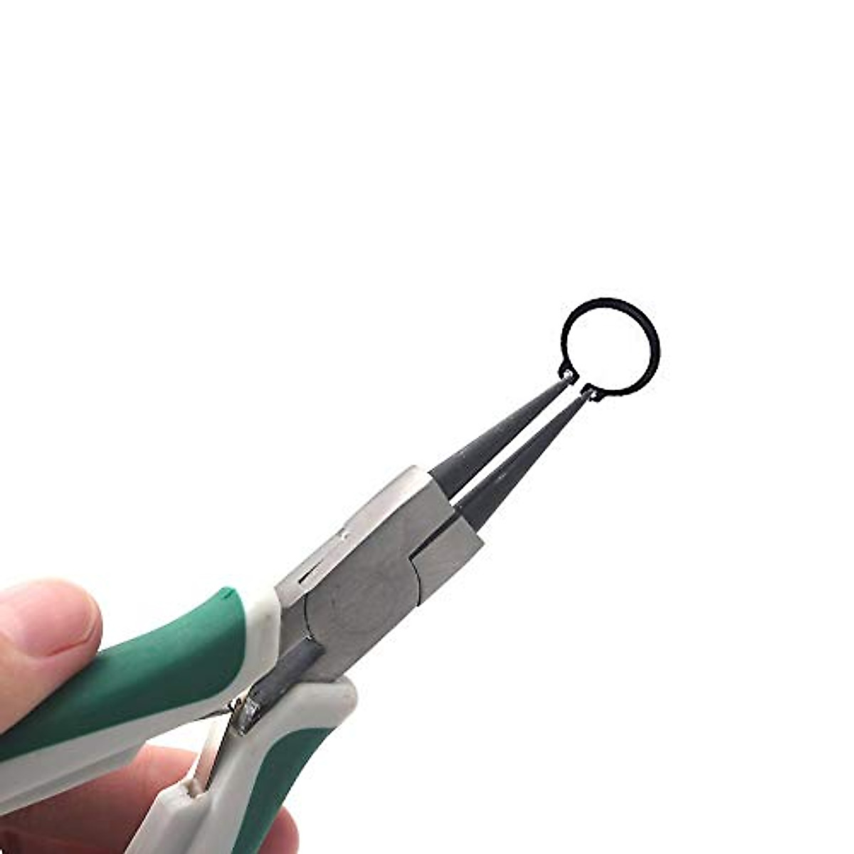 4 Pcs Mini Snap Ring Pliers Set Heavy Duty External/Internal Circlip Pliers with Straight/Bent Jaw for Ring Remover Retaining